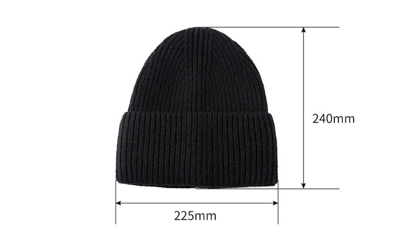 Black Genuine Fur Pom Pom Hat – Pomkin